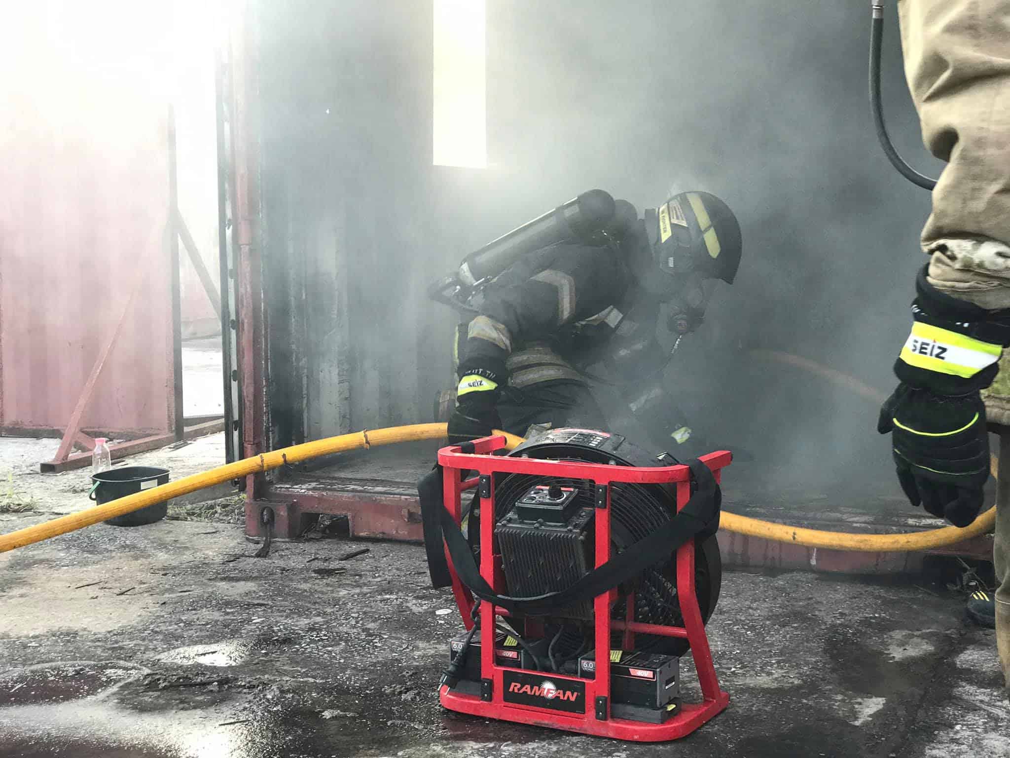 CFBT training team practices ventialtion tactics in Thailand with ...