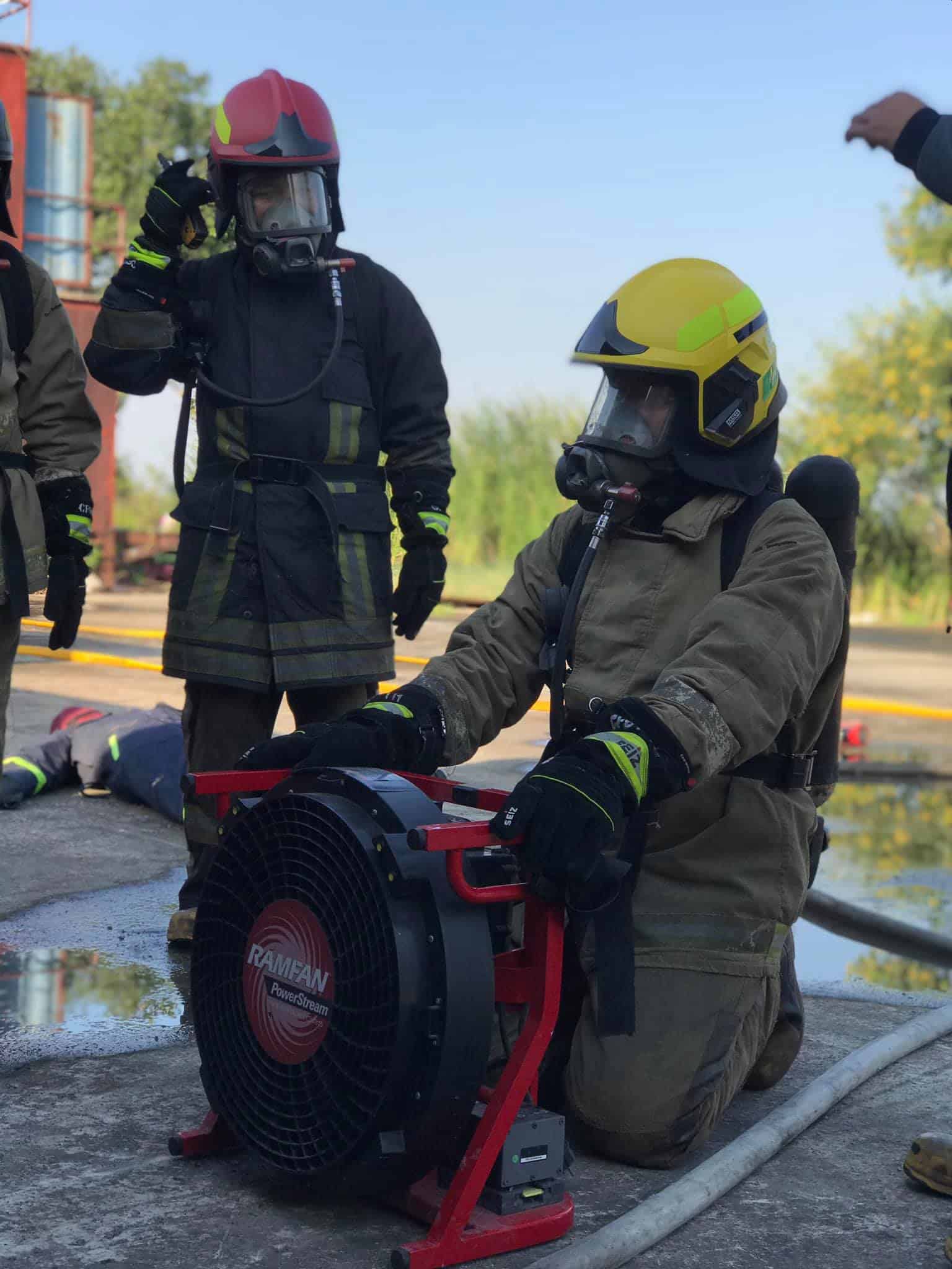 CFBT training team practices ventialtion tactics in Thailand with ...